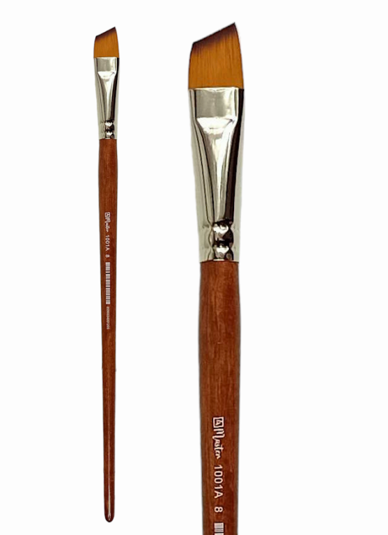 Bevelled brush Master 1001A Morpho with a long handle - Artikon