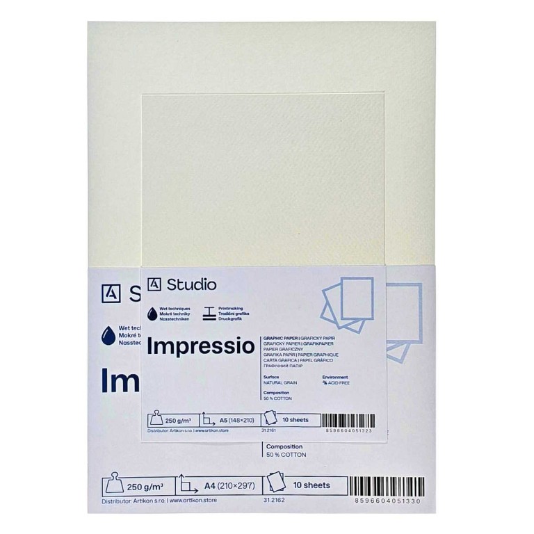 Recyklovaný kreslicí papír Reverte 90g 30x40cm, 25 listů - Artikon.cz